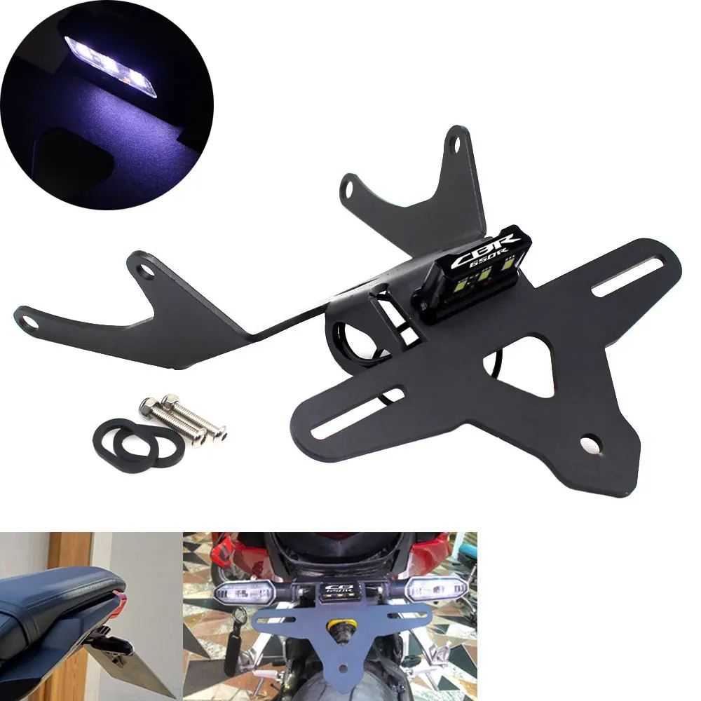 For Honda CBR650R CB650R 2019 2022 Motorcycle Rear License Plate Holder ...