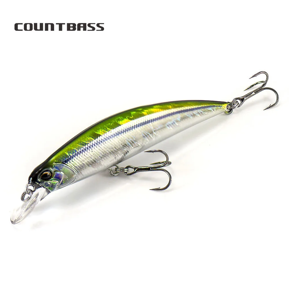 1pc COUNTBASS Sinking Minnow 45mm 60mm 70mm 80mm 95mm Fest Köder Angeln ...