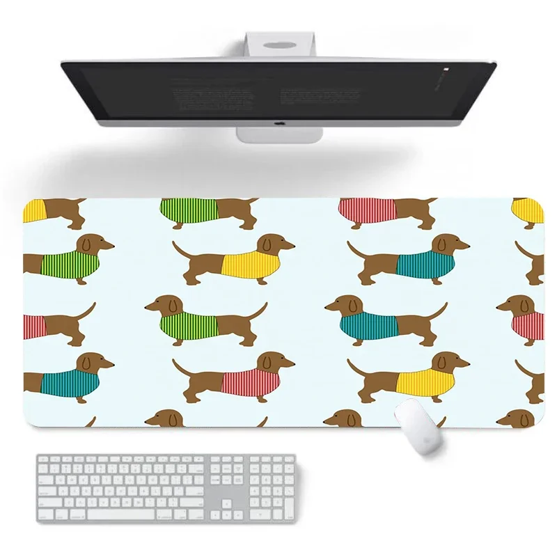 Mouse-Pad-Long-Pad-Dachshund-Playmat-Gamer-Cabinet-Xxl-Mousepad-Speed ...