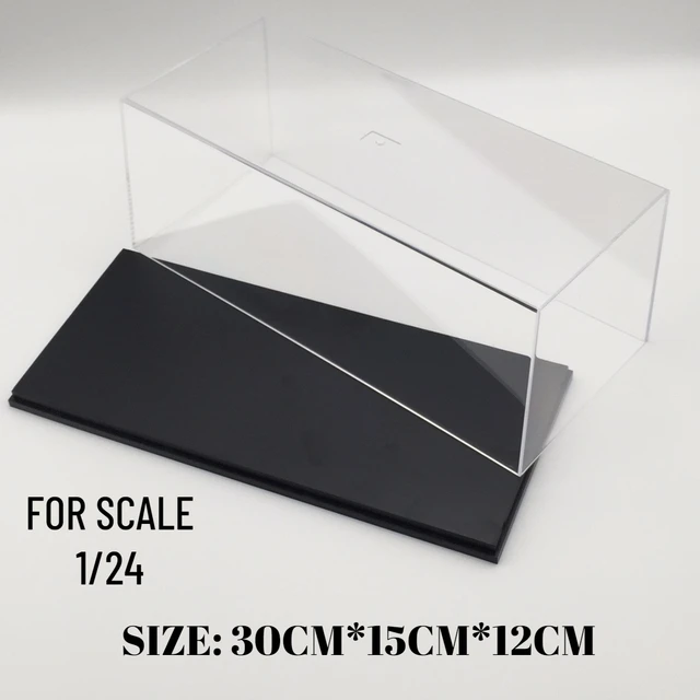 Scale 1:24 1:18 Car Model Display Case Transparent Acrylic Dust Proof ...