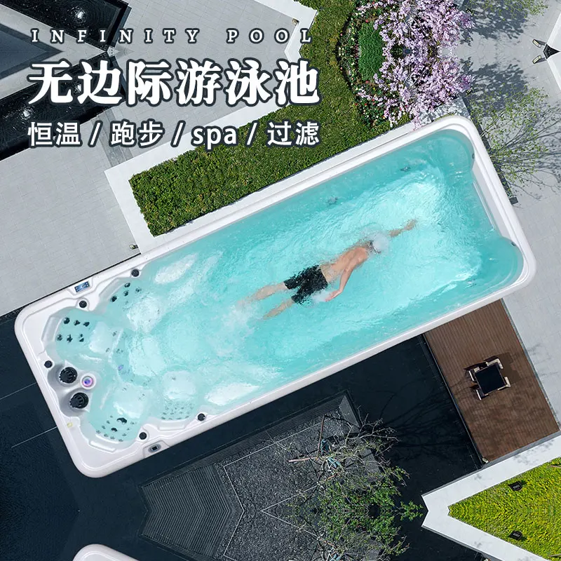 Intelligent-constant-temperature-boundless-swimming-pool-finished-villa ...