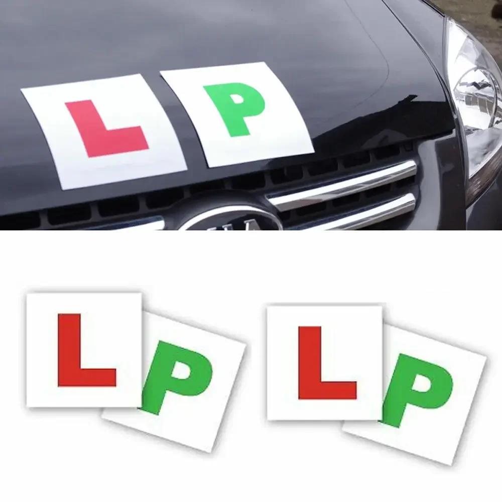 L-and-P-Plates-2-of-each-Magnetic-Learner-Plates-Green-P-Car-Bike ...