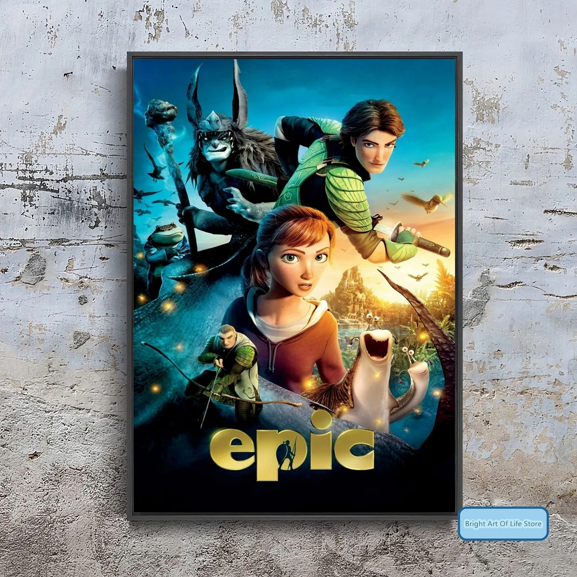 Epic Animated Movie Poster