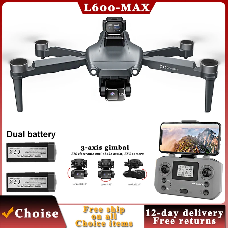 L600-PRO-MAX-4K-GPS-5G-Drone-3-Axis-Gimbal-HD-EIS-Dual-Camera-Laser ...