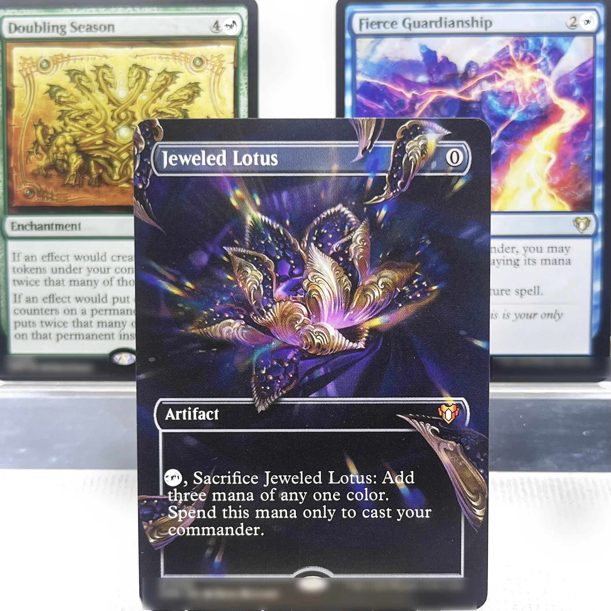 CMM-tarjetas-01Tcg-n-cleo-negro-alem-n-flor-de-loto-Jeweled-doble ...