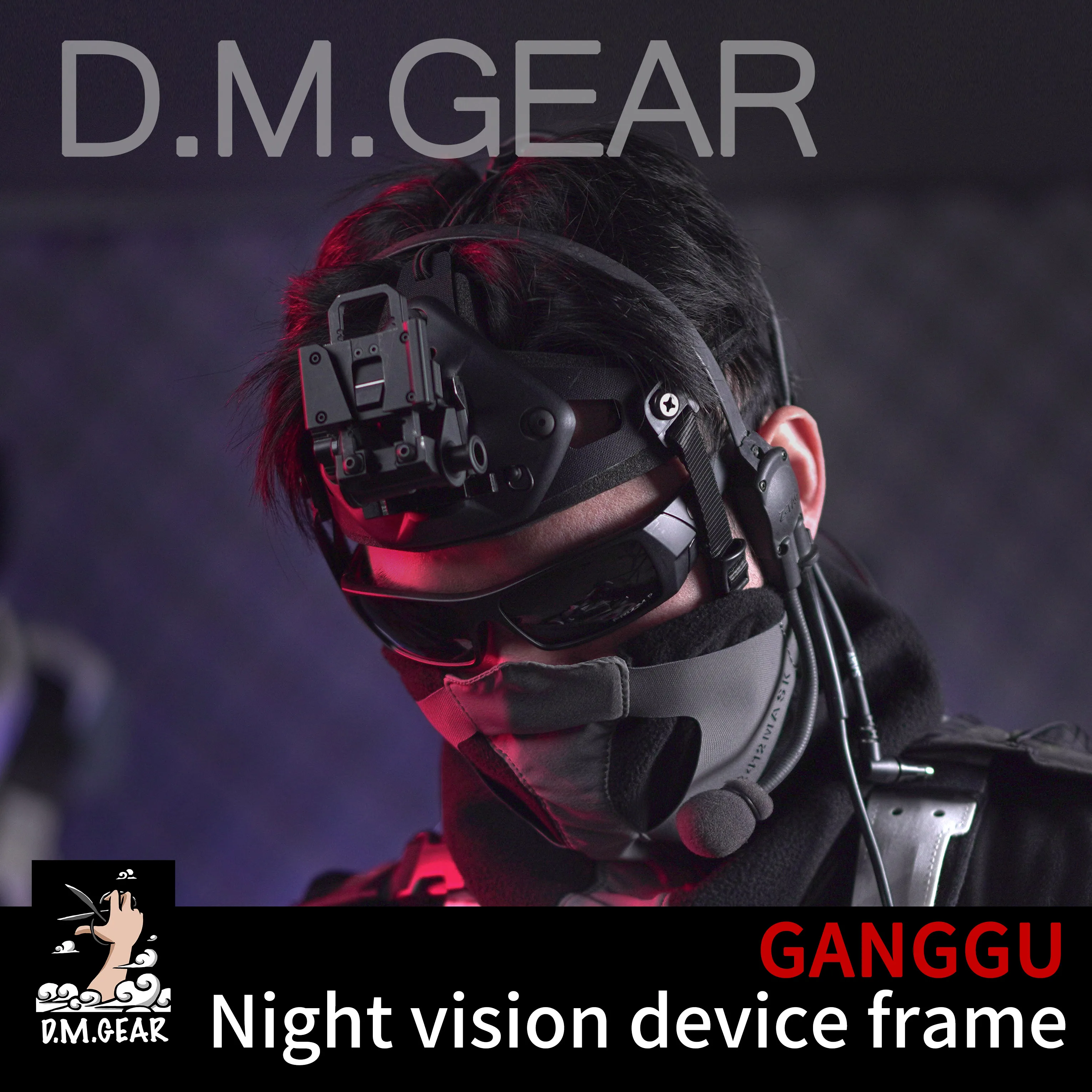 DMgear-Night-Vision-Goggle-Frame-for-Action-Camera-Helmet-Mount-Stand ...