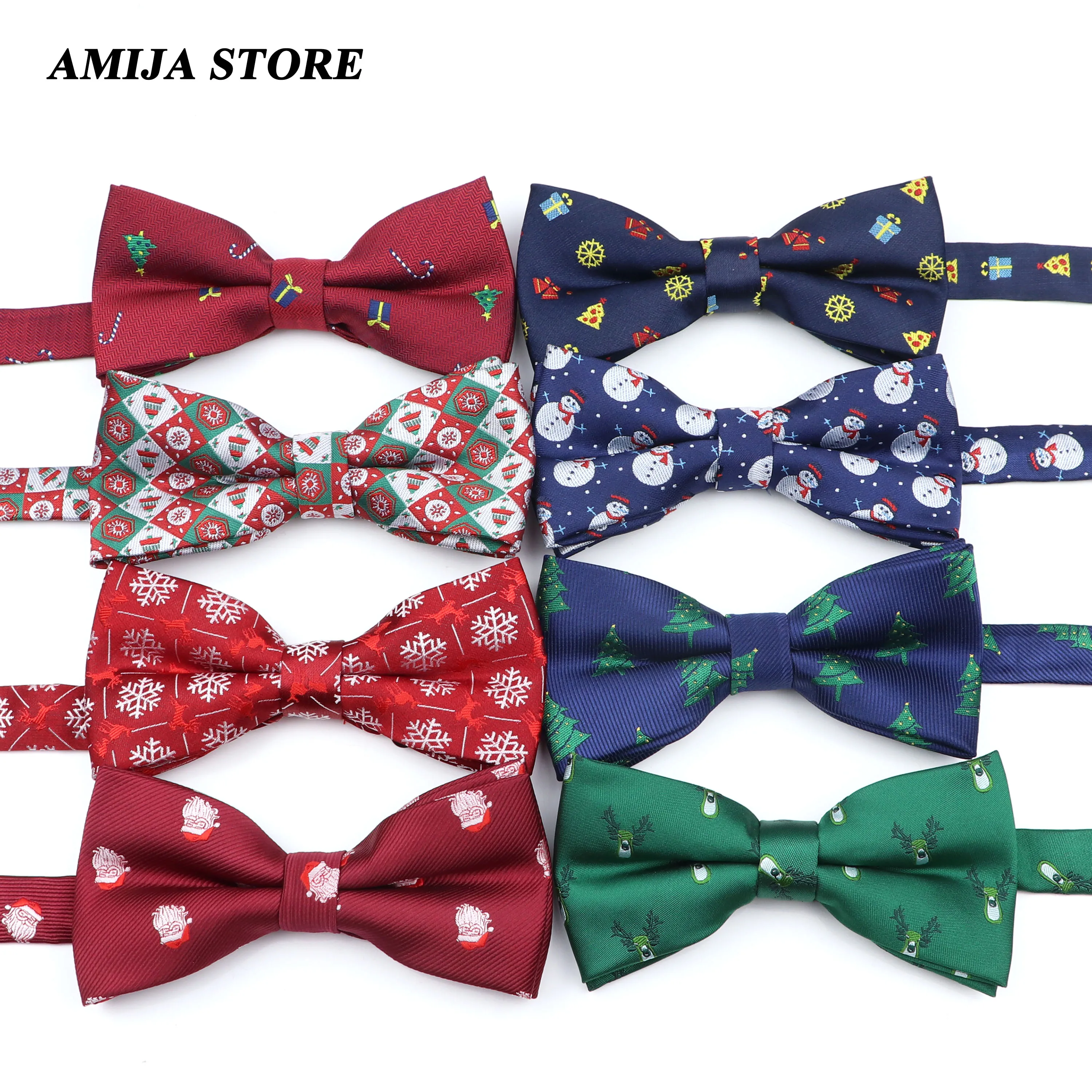 New-Christmas-Bowtie-Festival-Theme-Tie-Fashion-Parent-Child-Butterfly ...