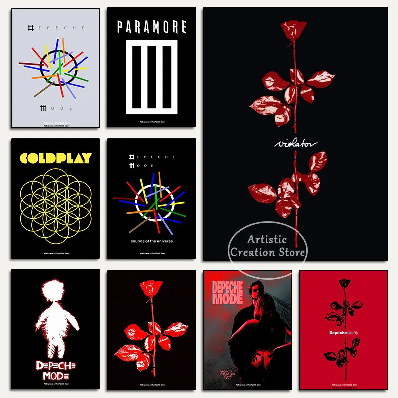 Violator Music Album Canvas Painting Depeche Mode Music Singer Star ...