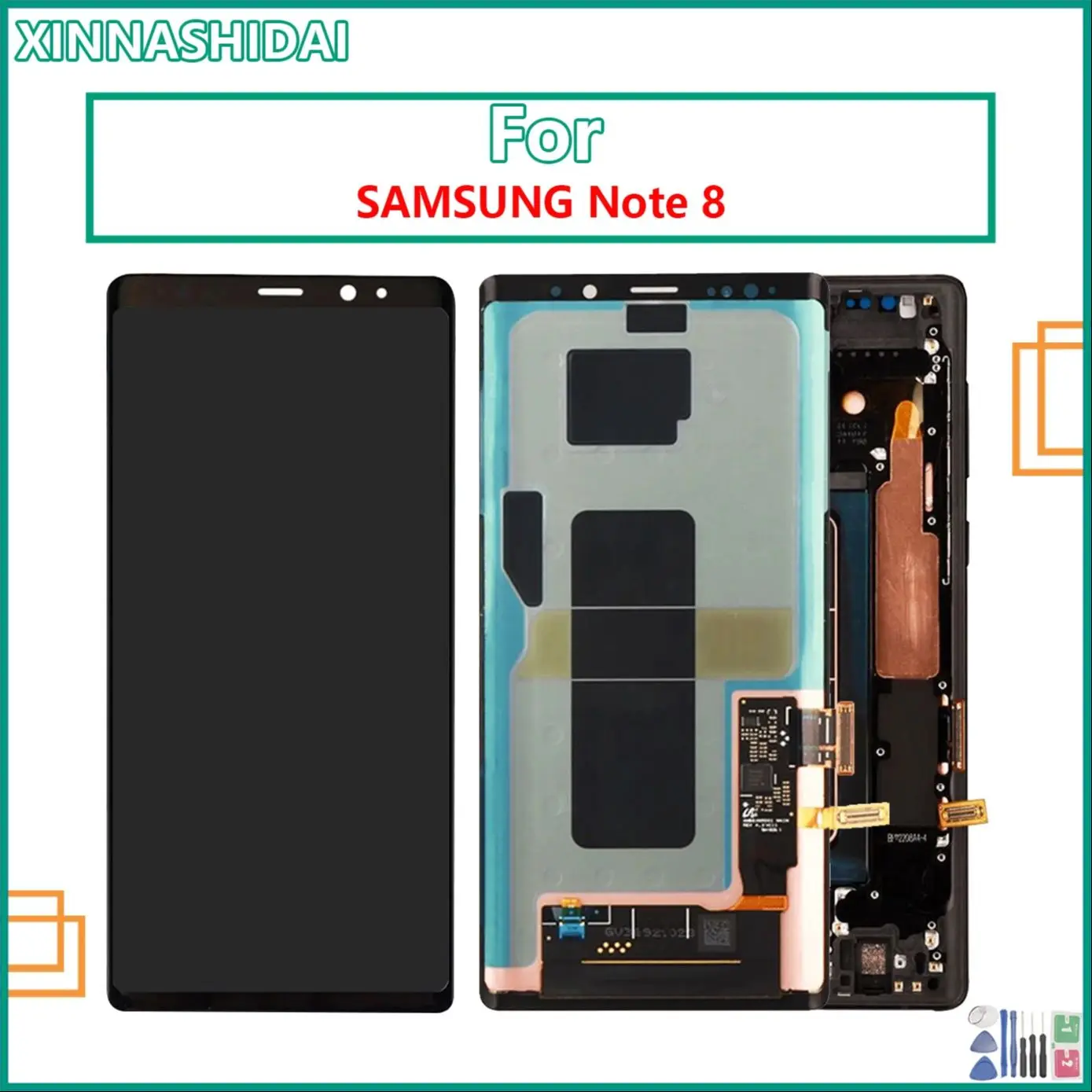 OLED-LCD-For-Samsung-Galaxy-Note-8-Display-With-Frame-Super-AMOLED-Note ...