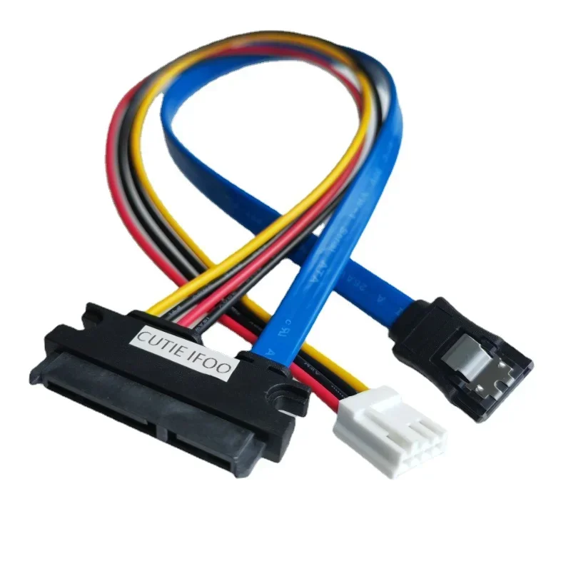 FDD-4Pin-Female-SATA-3-0-Male-To-22Pin-7-15-Data-Power-Supply ...