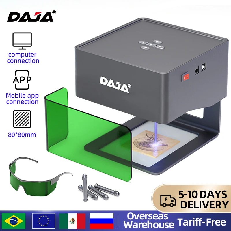 DAJA-m-quina-de-grabado-l-ser-DJ6-Mini-grabador-l-ser-port-til-con ...