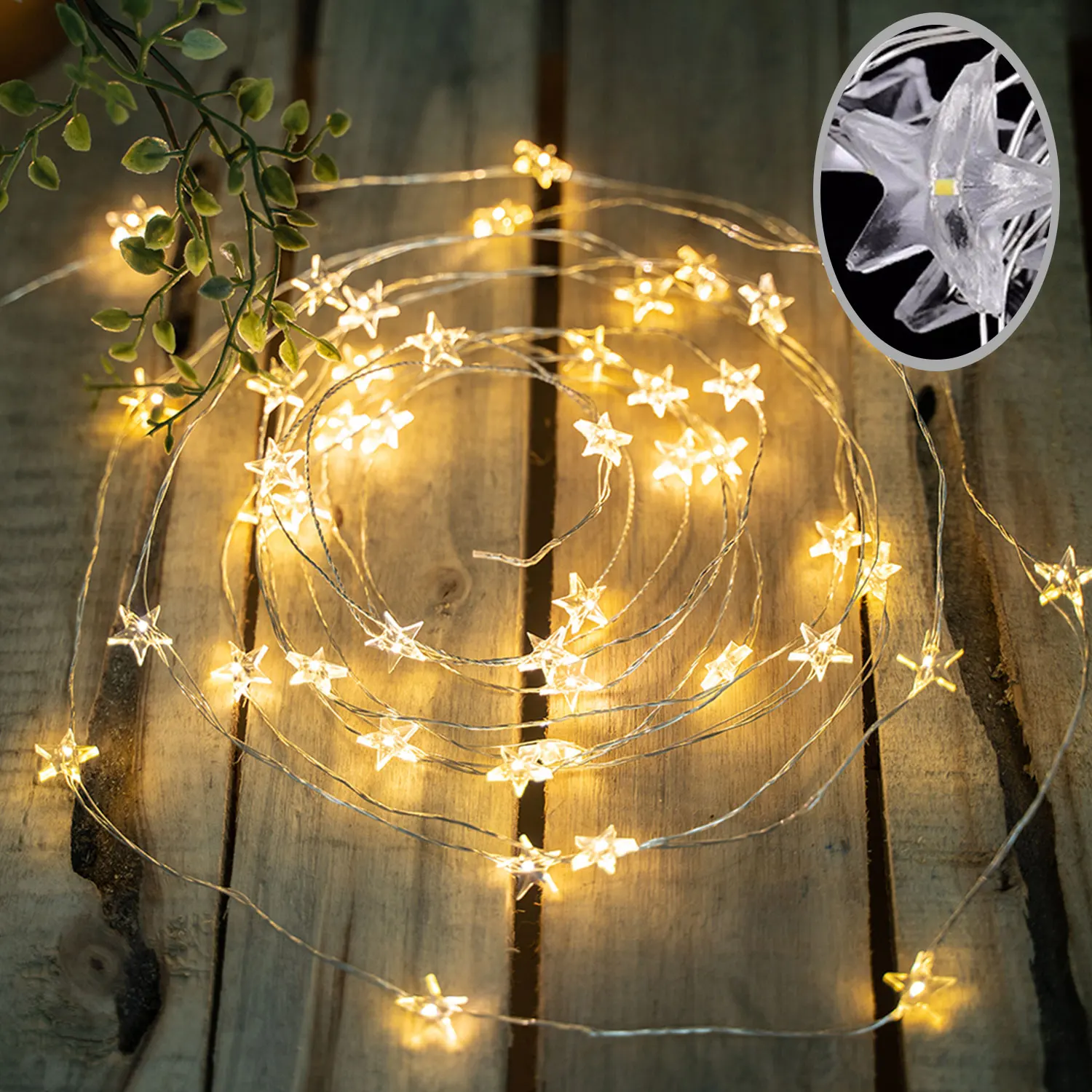 60-Leds-Star-String-Lights-USB-Battery-Powered-LED-fairy-Light-Chrismas ...