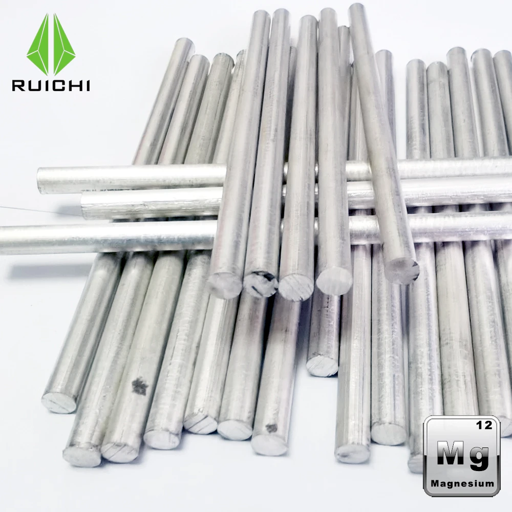 10pcs Magnesium Rods Magnesium Metals Sticks 99.95% Pure - Magnetic ...