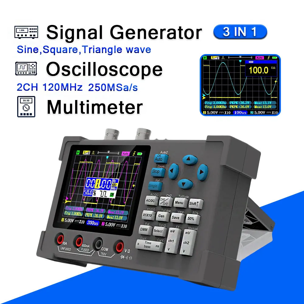 DSO3D12-2CH-Oscilloscope-120MHz-250MSa-s-Waveform-Storage-Multimeter ...