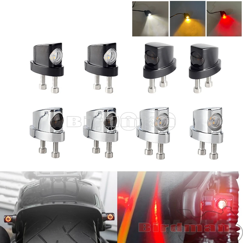 2-in-1-Mini-Motorcycle-Rear-Fender-Struts-LED-Turn-Signal-Tail-Lamp-12V ...