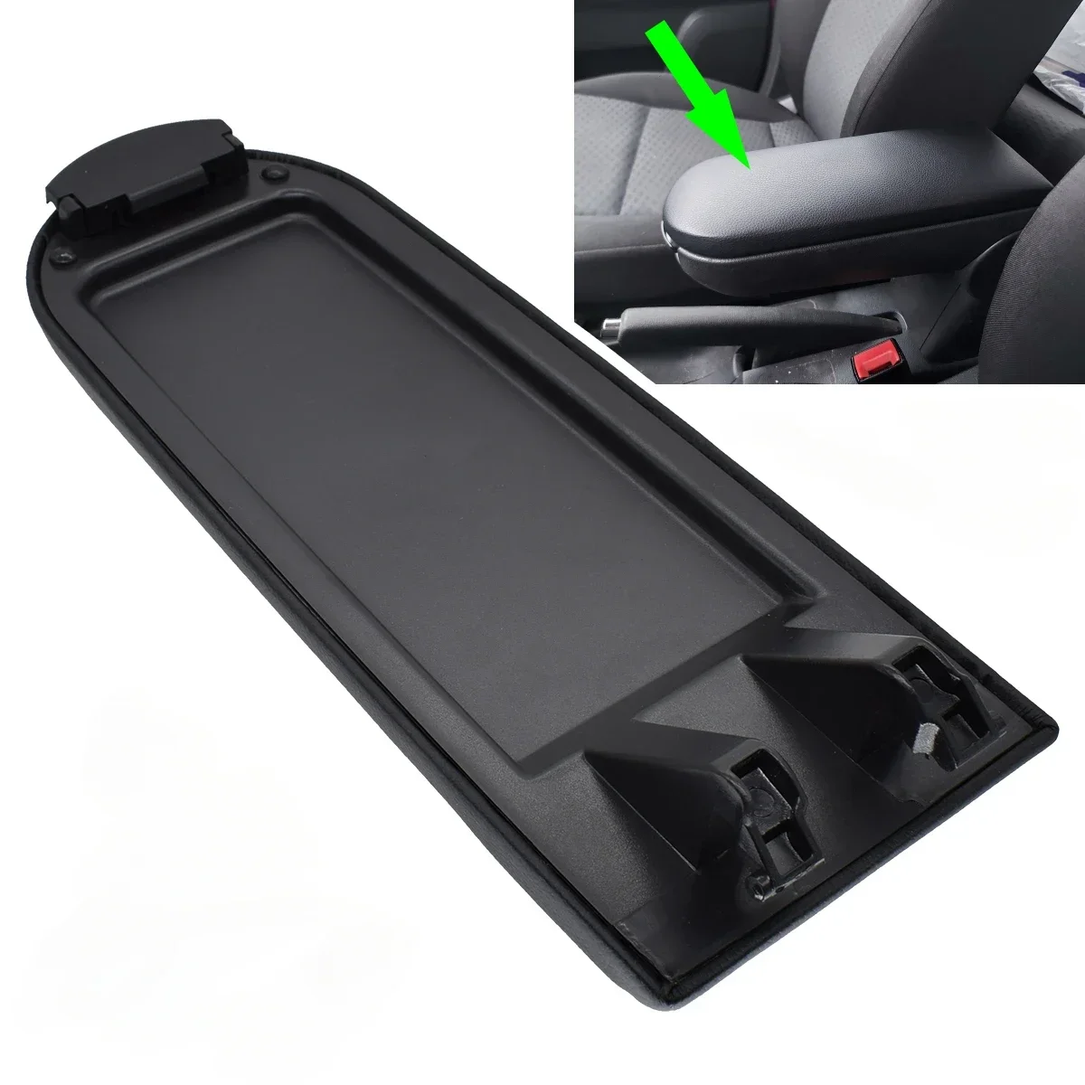 Car-Armrest-Cover-Latch-Lid-Center-Console-Center-Lock-Clip-Catch-PU ...