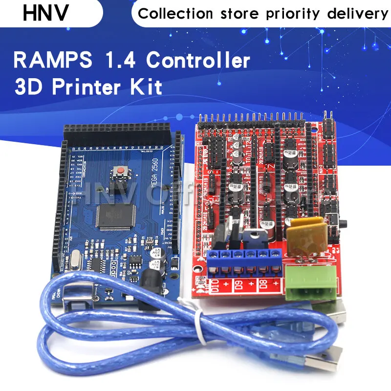 Mega 2560 R3 Mega2560 REV3 + rampas 1,4 controlador para arduino ...