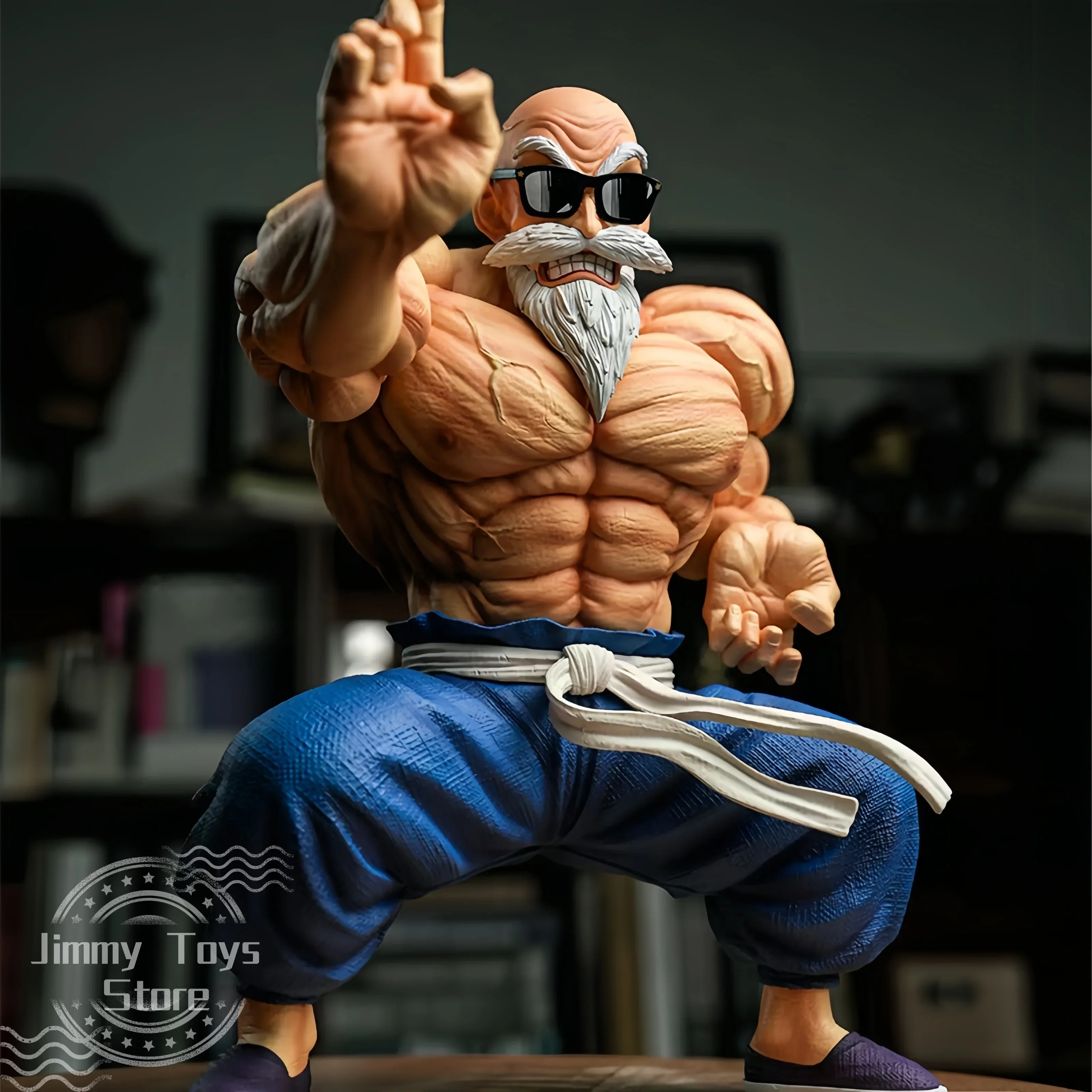 Figura Dragon Ball GK Muscle Master, Roshi Goku Kame Sennin, modelo de ...
