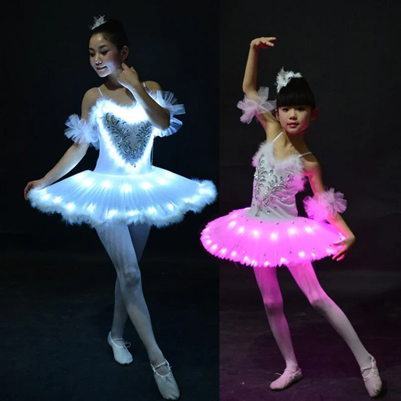 Tutus-de-Ballet-profesional-LED-Swan-lake-para-adultos-ropa-de-baile ...