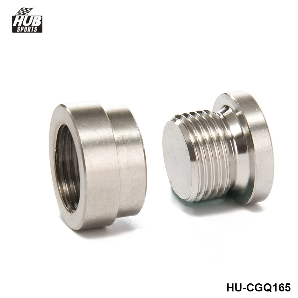 Universal O2 Sensor Stepped Mounting Boss And Plugs (1 Bungs/1 Plugs ...