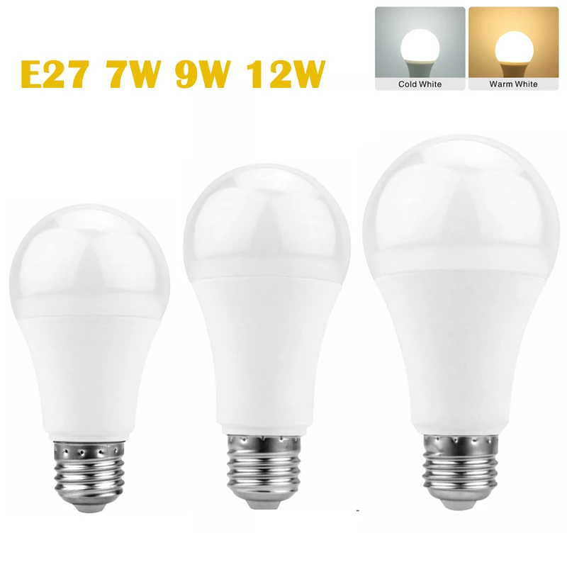 Bombilla-LED-E27-para-iluminaci-n-interior-1-piezas-7W-9W-12W-CA-175V ...