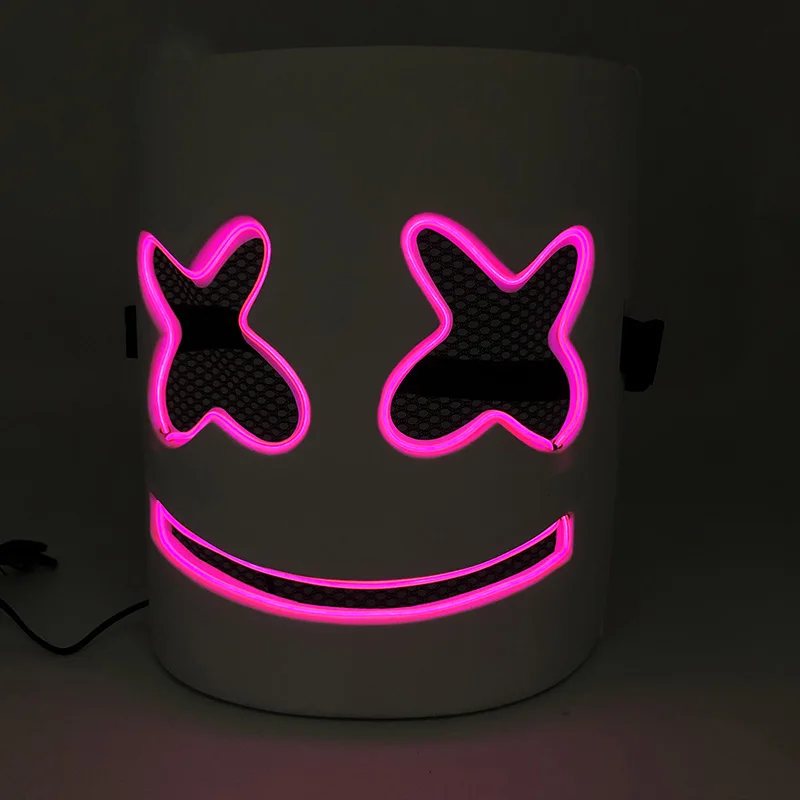 New-Marshmallow-Mask-Light-Luminous-Mask-Cosplay-Costume-Props ...