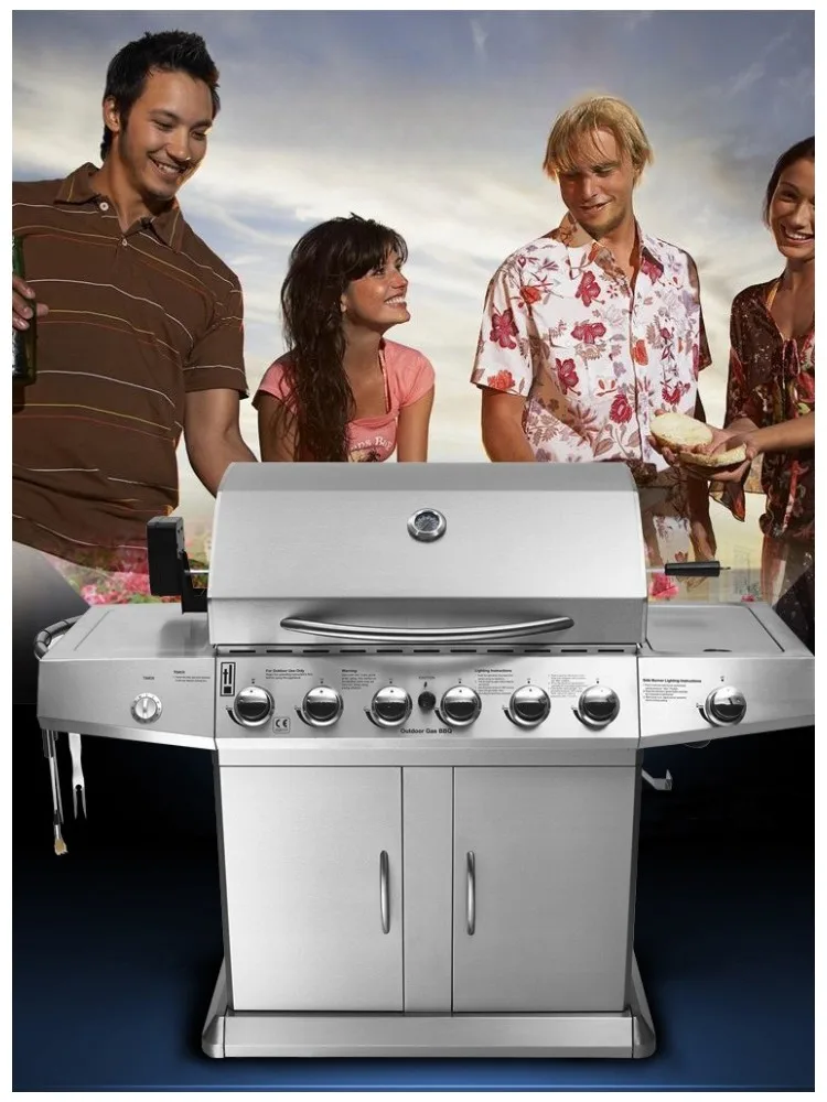 Liquid-Propane-Gas-Grill-Stainless-Steel-BBQ-Grill-High-Performance-3 ...