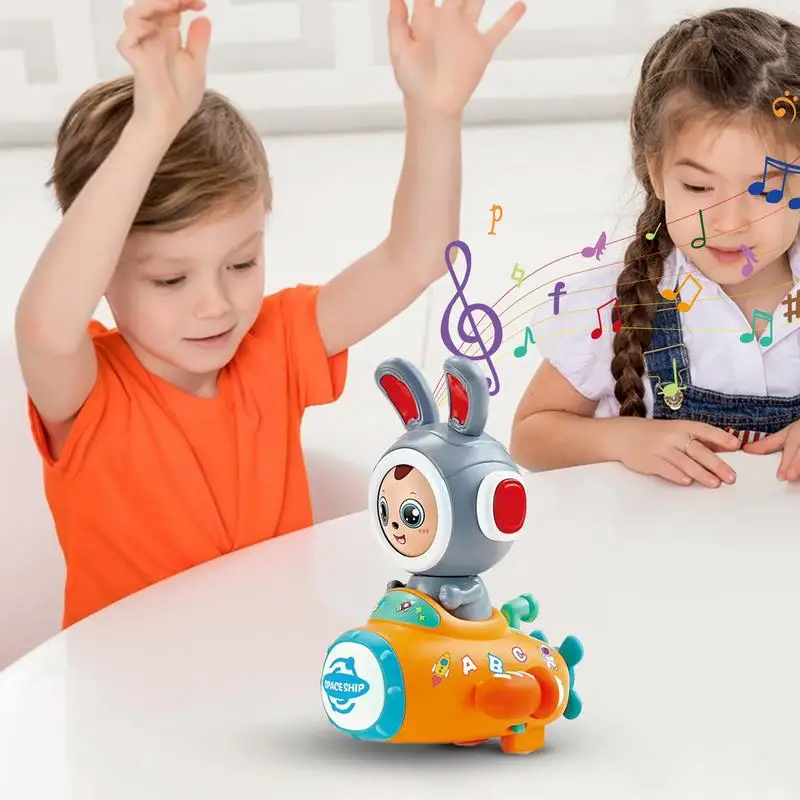 Electronic-Bunny-Toy-Rabbit-Spaceship-Toy-Interactive-Face-Changing ...