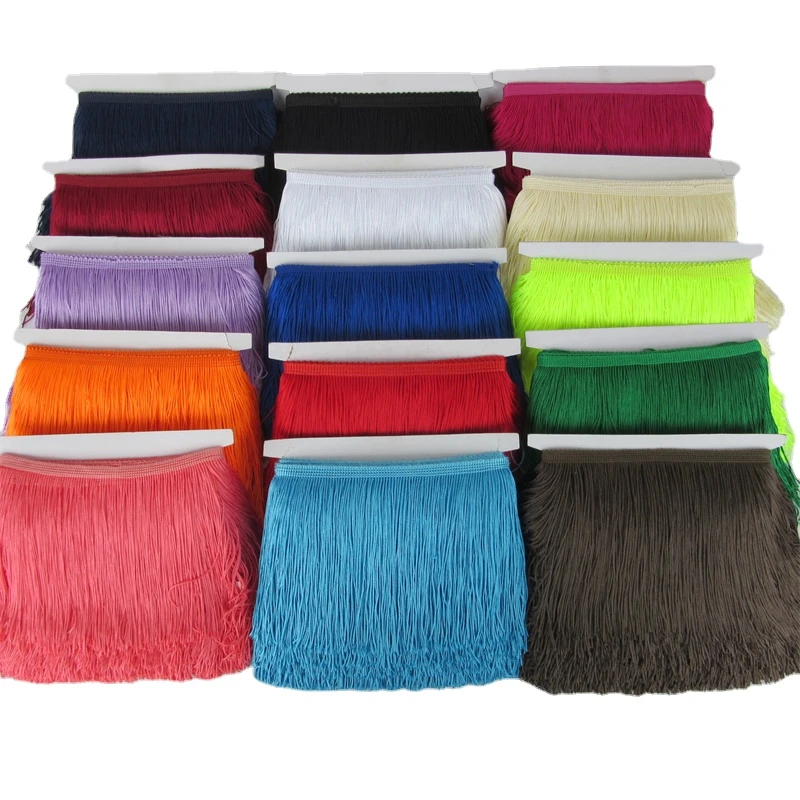 Adorno de flecos de encaje para vestido latino, accesorios de ropa de ...