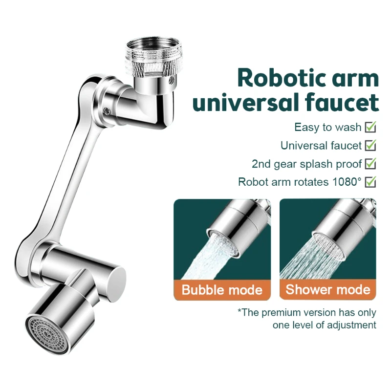 1080° Rotation Extender Faucet Aerator Set Universal Splash Filter ...
