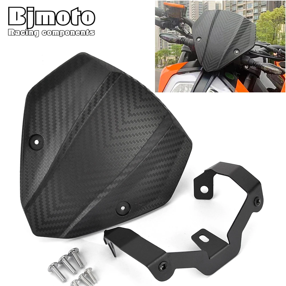 Duke790 Duke890 Motorcycle Windshield Windscreen Wind Deflector For KTM DUKE 790 890 2018 2019 ...