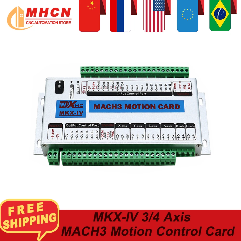 MKX-IV-CNC-Controller-Board-MK3-IV-3axis-MK4-IV-4axis-USB-Ethernet ...