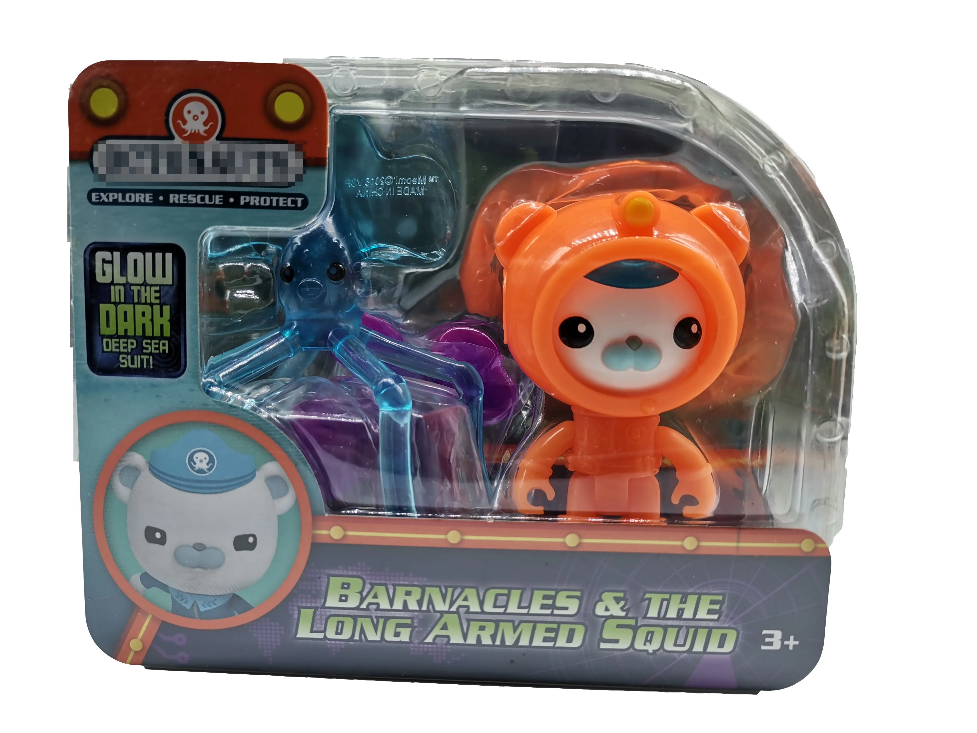 New Octonauts Sea Slime w/ Glow Squid Shrimp Octopus & Sea Cucumber ...