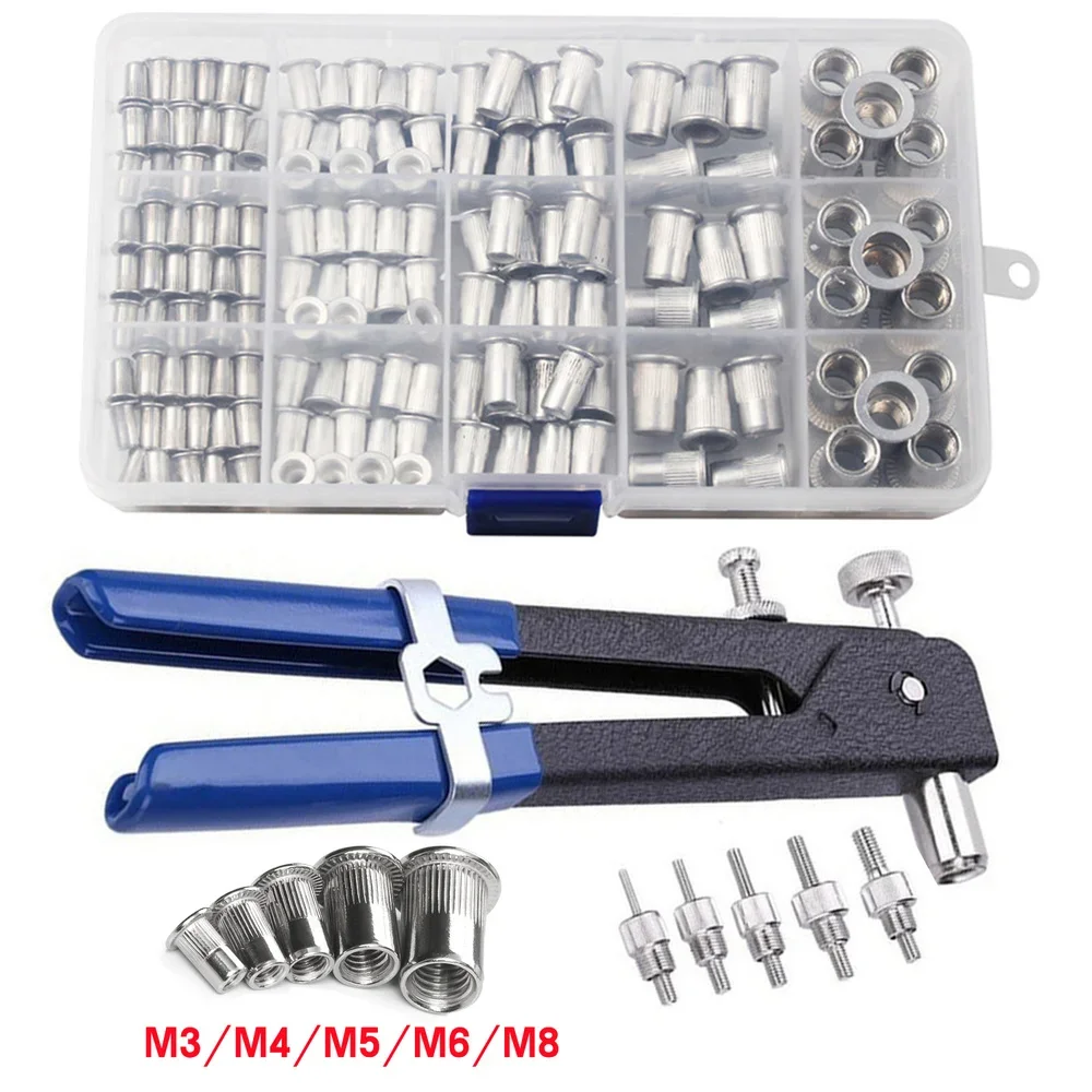 150PCS-Stainless-Steel-Rivet-Nuts-M3-M4-M5-M6-M8-Kit-or-1PC-Rivet-Nut ...