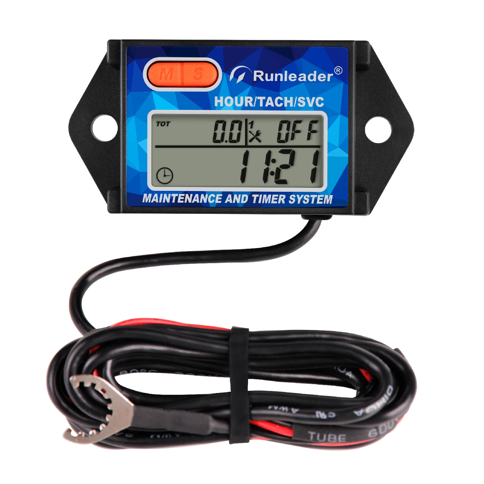 Inductive-Tachometer-Digital-Hour-Meter-Gasoline-Engine-Maintenance ...