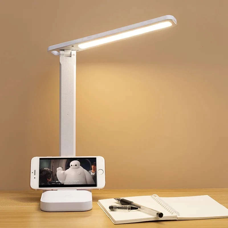 Eye Protection Led Desk Lamp Touch Desk Student Dormitory Dual-purpose ...