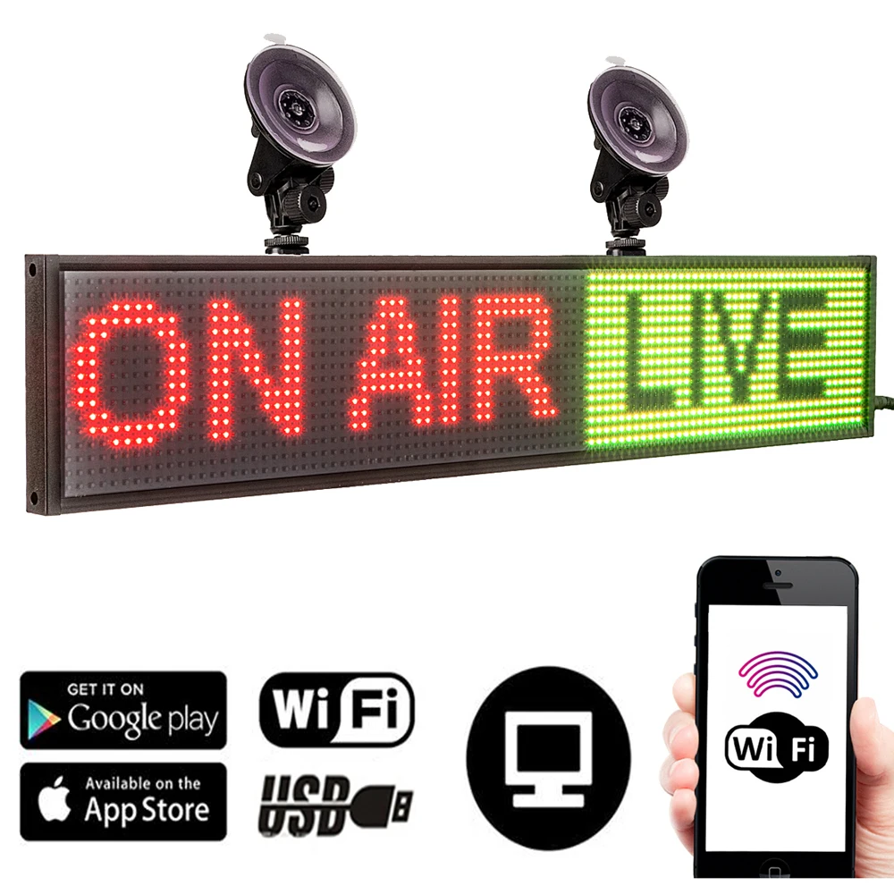 12V-Car-Led-Sign-Display-P5MM-SMD-RGB-WiFi-Programmable-Scrolling ...