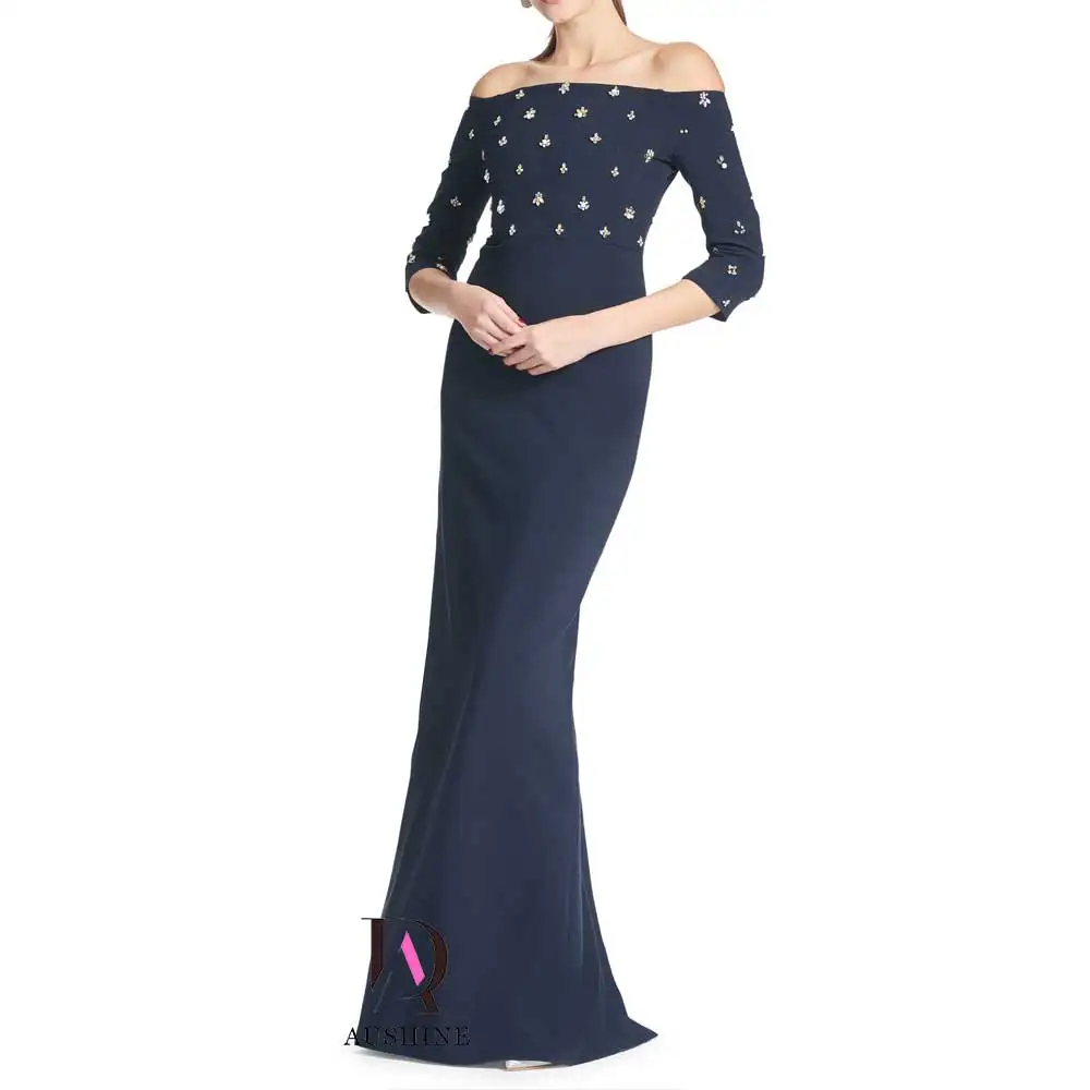 Aushine-Dress-Floor-Length-Luxury-Birthday-Evening-Dress-Full-Sleeves-Summer-Elegant-Wedding ...