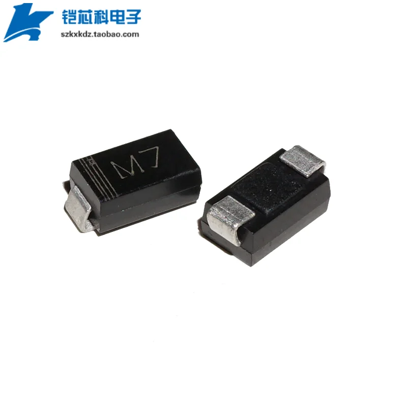 20Pcs 1N4001/M1 1N4004/M4 1N4007/M7 SMA(DO 214AC) Rectifier diode ...