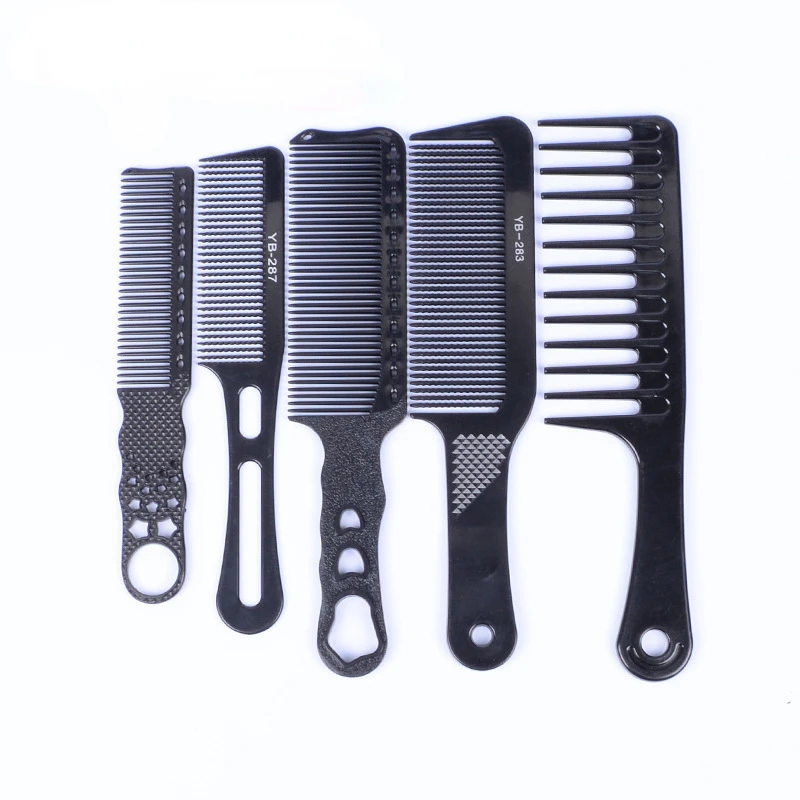Black Long Waved Teeth Comb Women Make Hair Smooth Comb Professional ...