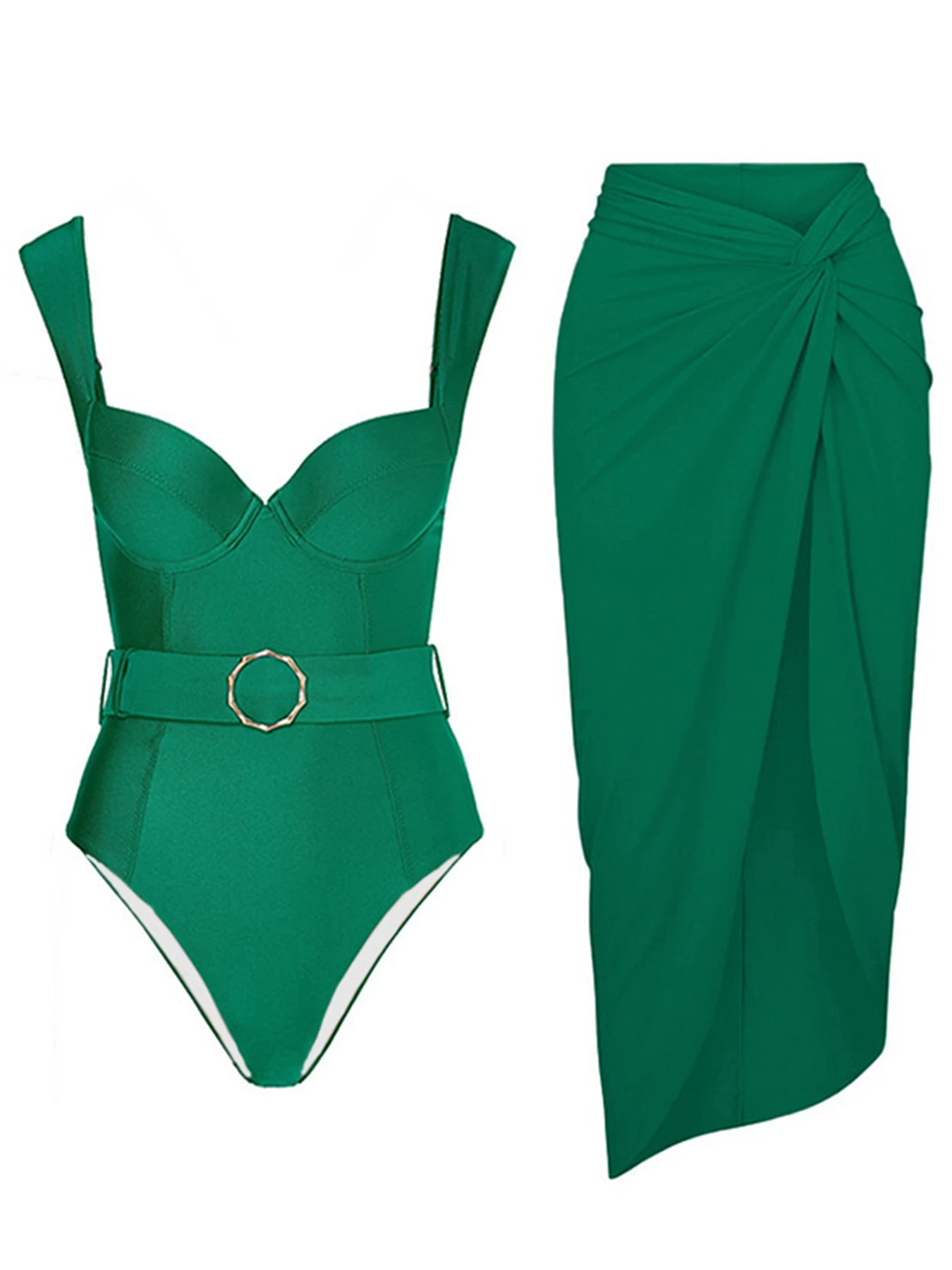 2025 New Sexy Solid Push Up Swimwear Women One Piece Swimsuit Female ...