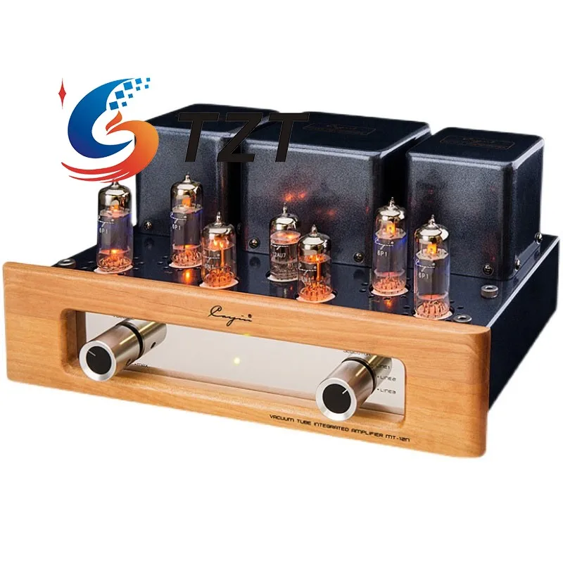 Tzt Cayin Mt-12n El84eh/6p1 220v Vacuum Tube Integrated Amplifier Home Hifi Class A Tube Amp 9w ...