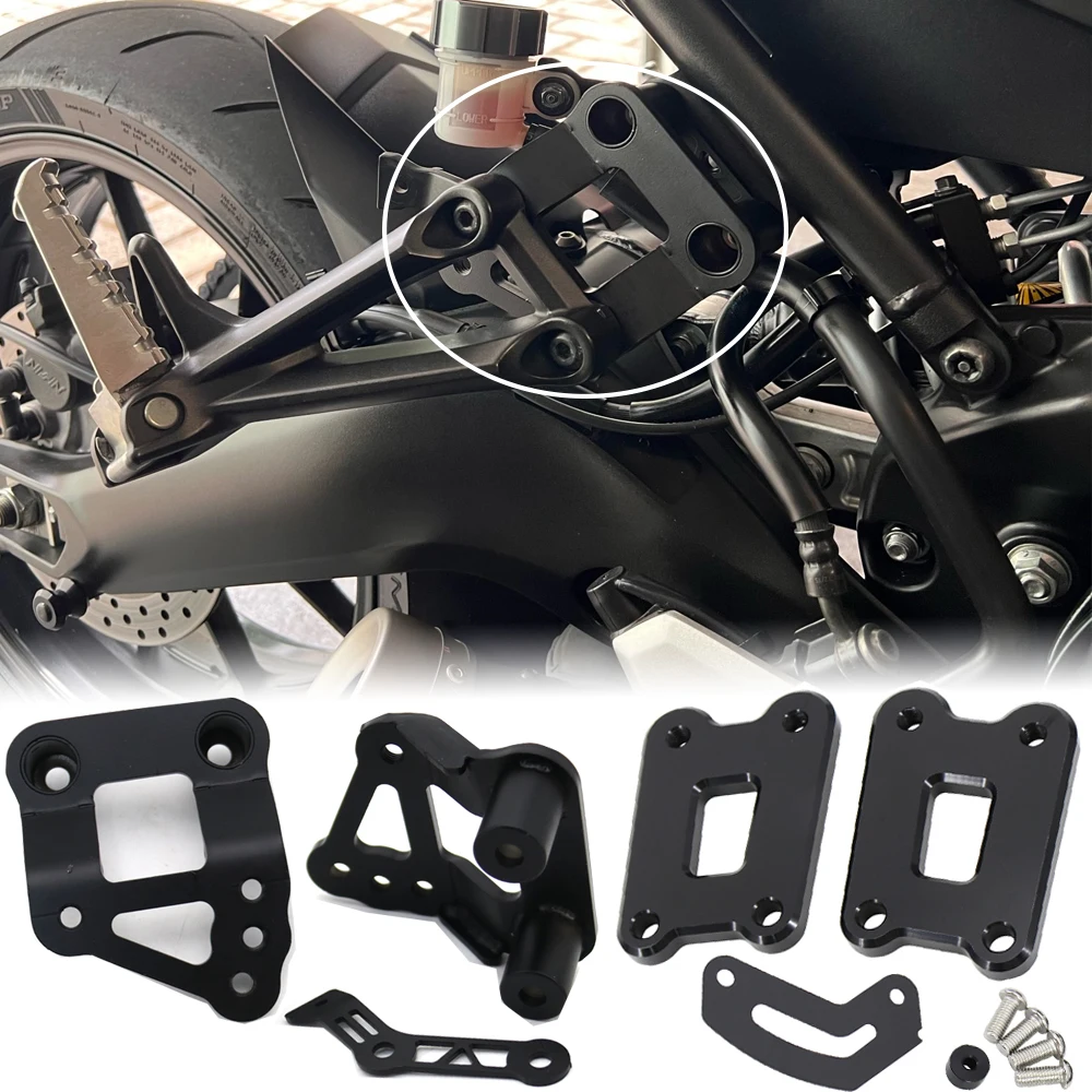 for-Yamaha-MT09-SP-Footpeg-Passenger-Footrests-Lowering-Kit-Foot-peg ...