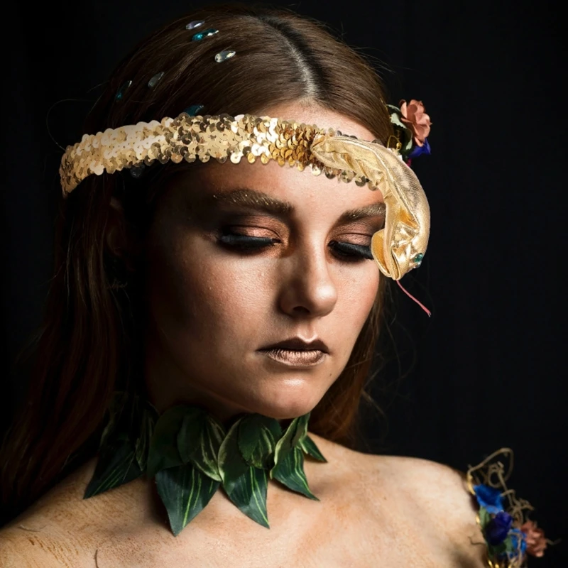 652F-Pharaoh-Egyptian-Headband-Hair-Hoop-Snake-Shape-Halloween-Hair ...