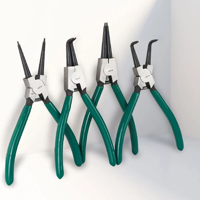 Circlip-Pliers-Set-Straight-Curved-Tipped-Nozzle-Hand-Pliers-Heat ...
