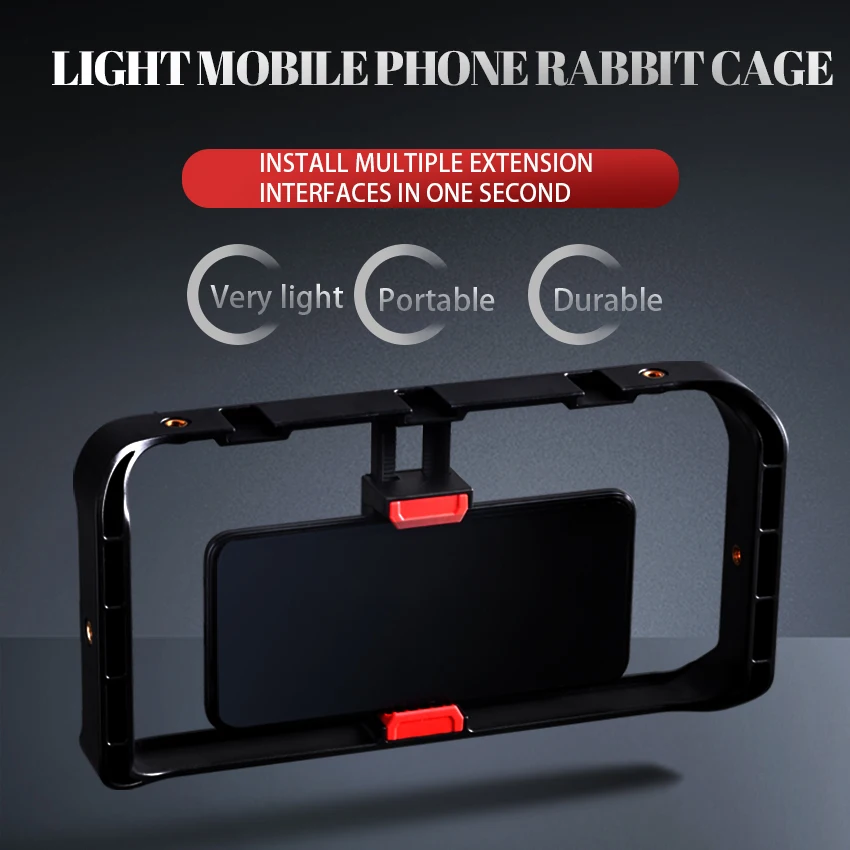 M-REMOTE-Smartphone-Video-Rig-w-3-Shoe-Mounts-Filmmaking-Case-Handheld ...