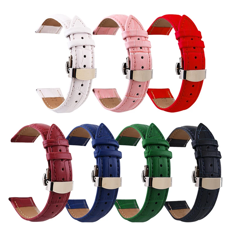 Bamboo Patterned Cowhide Strap 12-24mm 22mm 20mm Multi Size for men ...