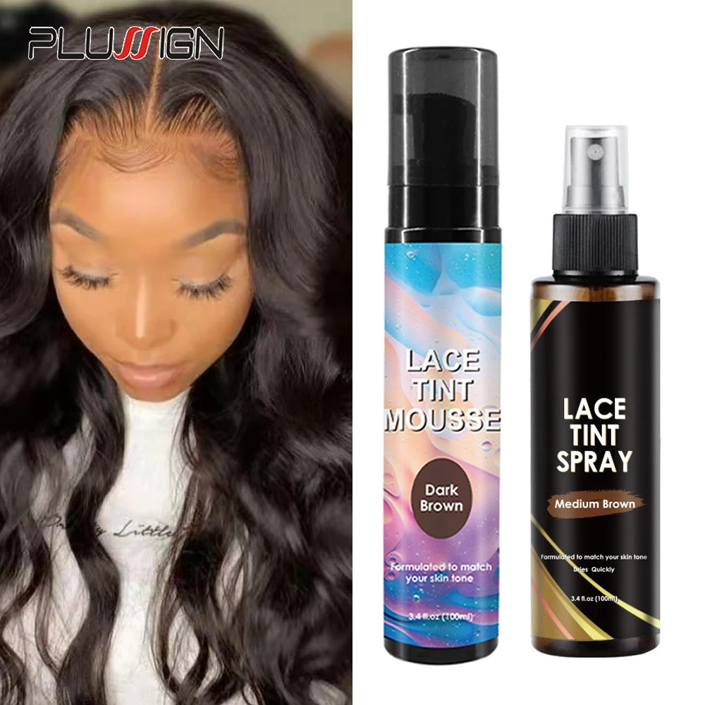 Lace Tint Spray For Wig Seamless Finish 100Ml Lace Tint Melting Mousse ...