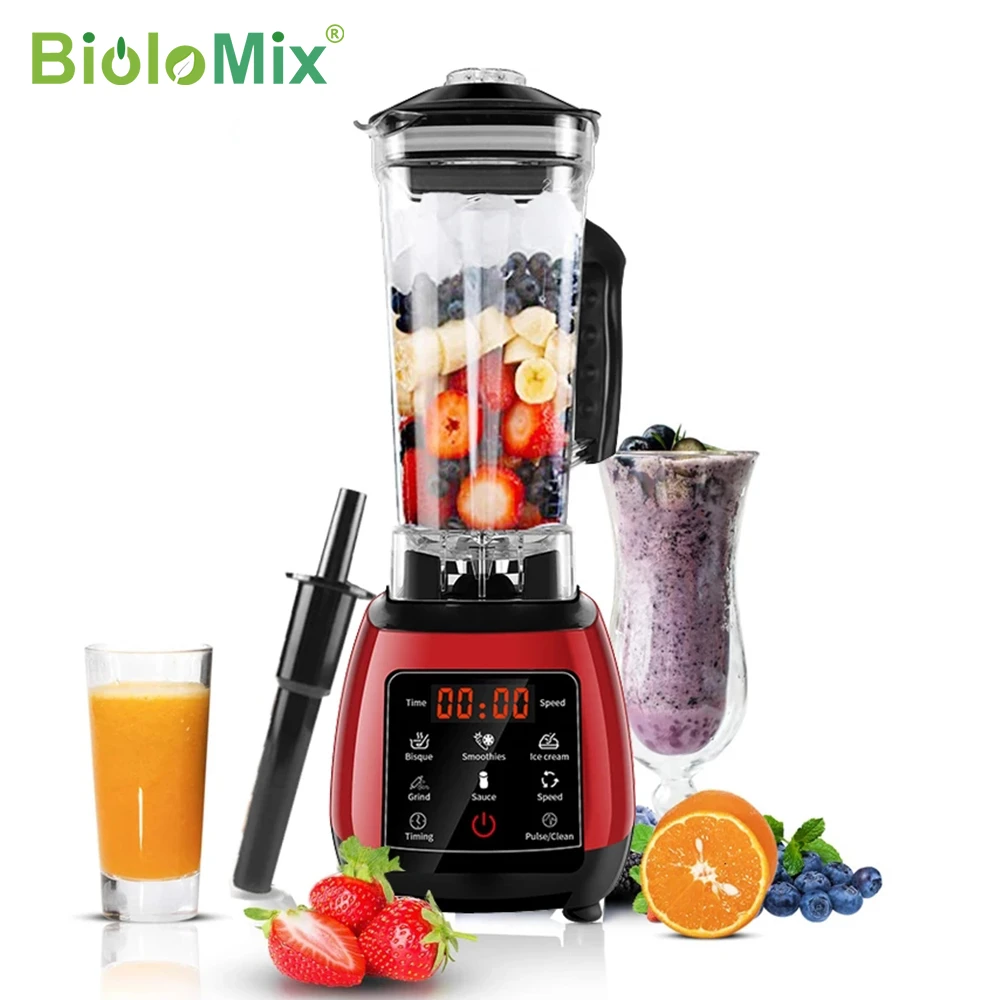 Digital 3hp Bpa Free 2l Automatic Touchpad Professional Blender Mixer Juicer High Power Food ...