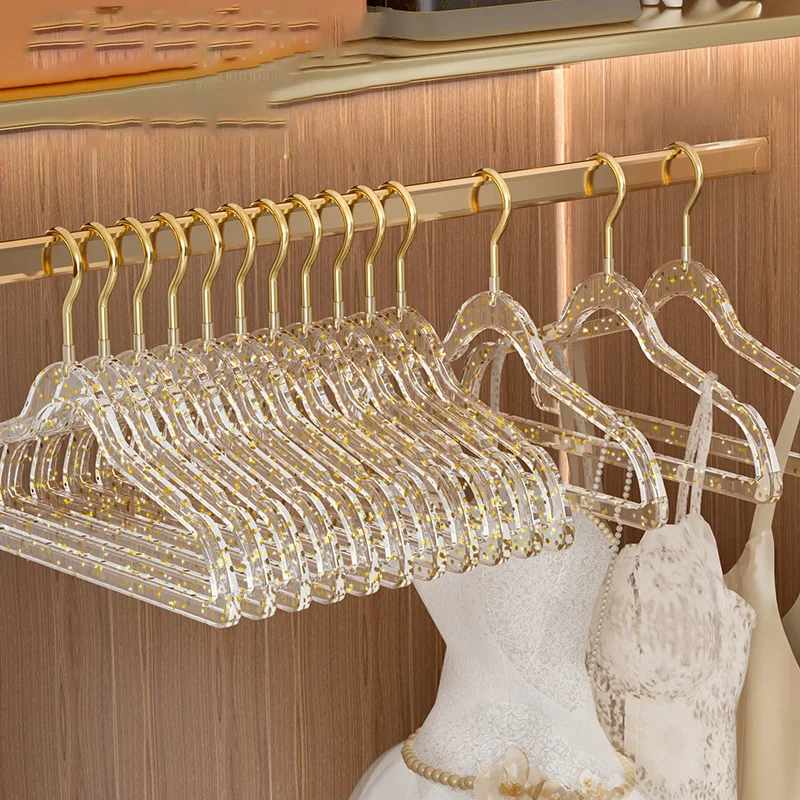 10pcs Drying Racks Sparkling Golden or Silvery Clear Acrylic Store and ...